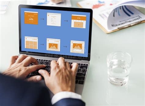 user interface operating system electronic technology concept stock