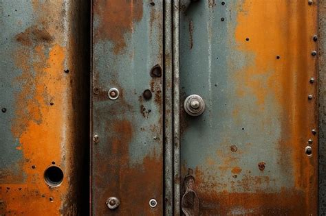 Premium AI Image Grunge Paint Background With Rust Steel