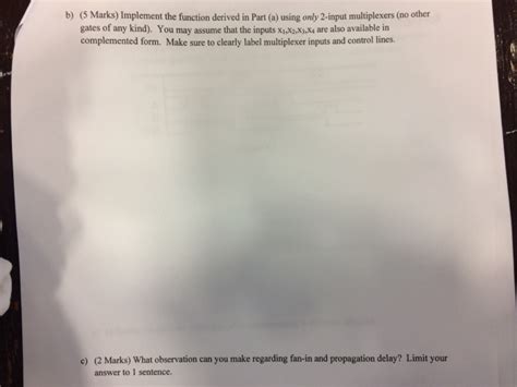 Solved Question 5 Combinational Circuit Synthesis 15