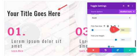 How To Use Divis Text And List Style Options For Unique Toggle And