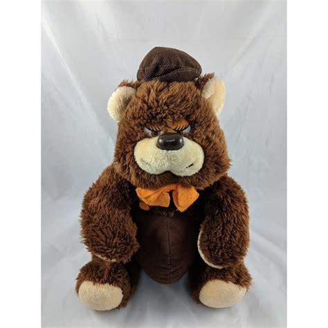 Animal Toy Brown Bear Plush 12 1984 Corduroy Stuffed Etsy