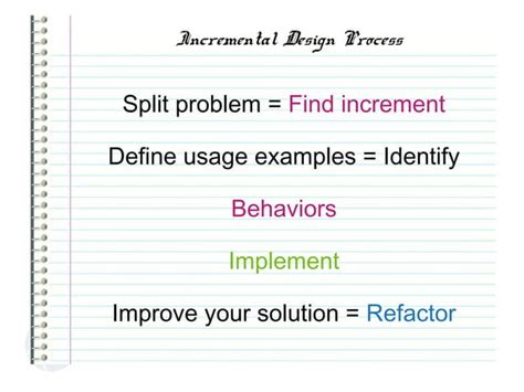 Incremental Design Simply Explained PPT