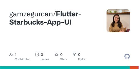 GitHub Gamzegurcan Flutter Starbucks App UI