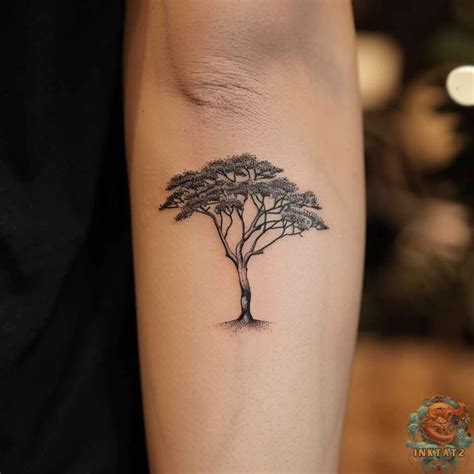 Acacia Tree Tattoo