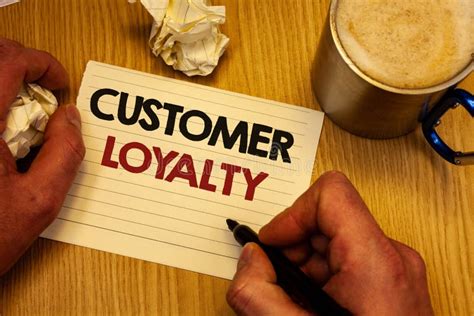 Handwriting Text Writing Customer Loyalty Concept Meaning Client Satisfaction Long Term