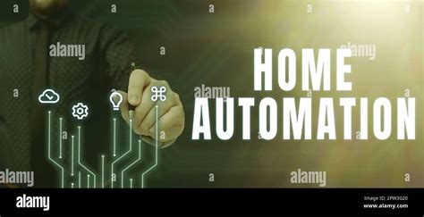 Text Caption Presenting Home Automation Business Concept Monitoring The Electrical Activity Of