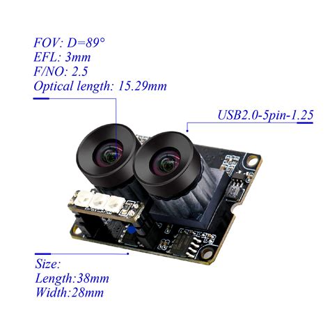 Customized Ir And Rgb Camera 100db Wdr Dual Lens Camera For Access