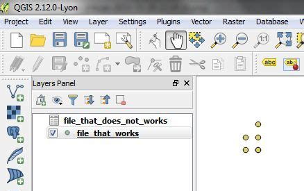 Bug Report Add Csv Layer Points Not Created QGIS Application QGIS Issue Tracking