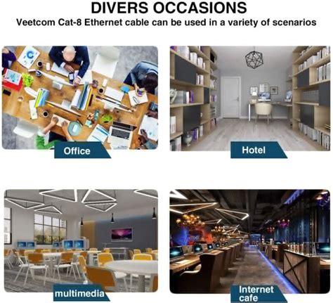 Cat8 Ethernet Cable 2000mhz Super Speed Cat 8 Rj45 Grandado