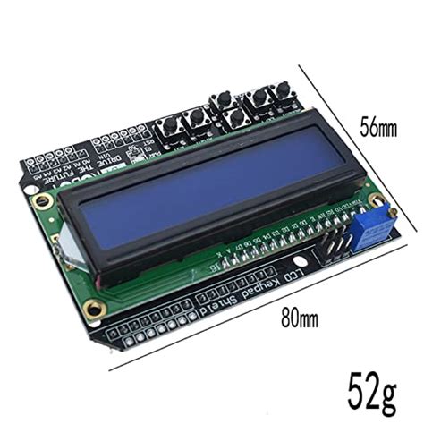 AptoFun LCD Keypad Shield For Arduino UNO MEGA R Mega Duemilanove BigaMart
