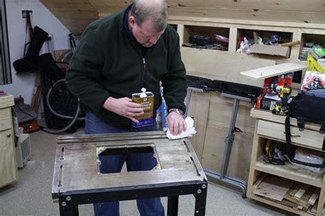 How To Remove Rust From Cast Iron Table Tops Woodworking Equipment