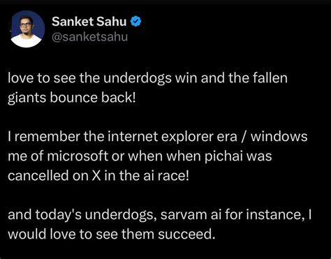 Sanket Sahu Posted On Linkedin