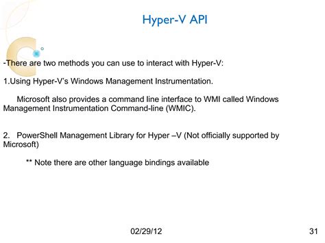 Xenserver Hyper V And Esxi Architecture Api And Coding Ppt