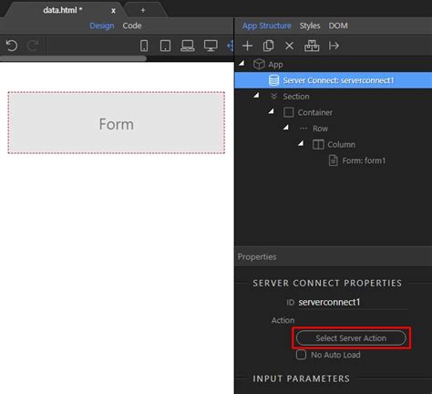 Wappler Documentation Dynamic Select Menu
