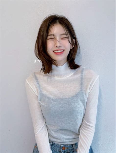 중단발 레이어드펌 2024 헤어스타일 짧은 헤어스타일 헤어