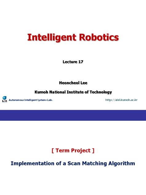 Introb Lec17 Scanmatching Termproject Pdf Artificial Intelligence Intelligence Ai