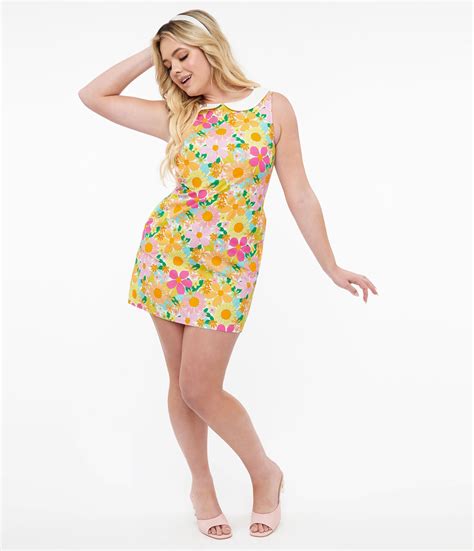 60s Dresses 1960s Dresses Mod Mini Hippie