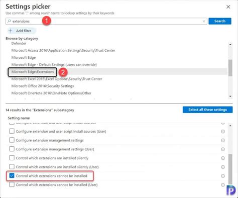 How To Block Edge Extensions Using Intune