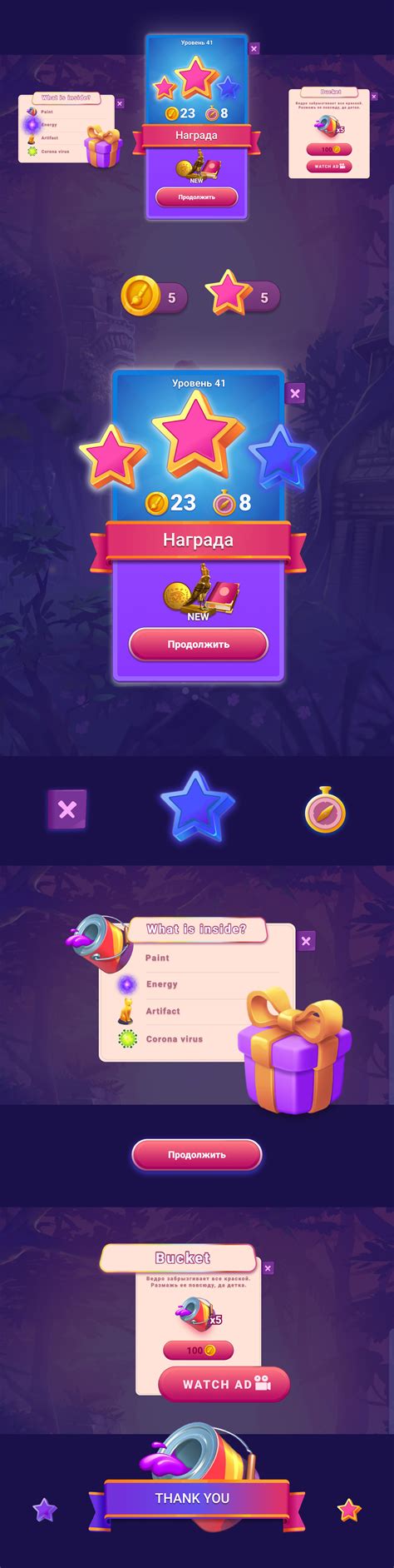 Mobile Game UI Design On Behance