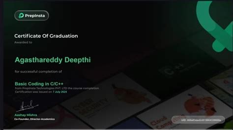 Agasthareddy Deepthi On Linkedin Learning Coding Cprogramming Cplusplus Prepinsta