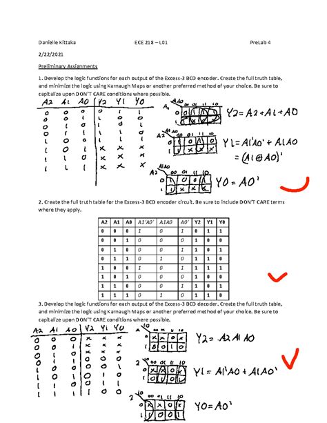 Ece 218 Pre Lab 4 Prof Borkar Danielle Kittaka Ece 218 L01 Prelab 4
