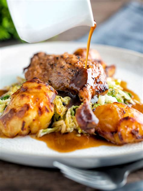 Slow Roast Duck Legs With Balsamic Vinegar Gravy Krumpli