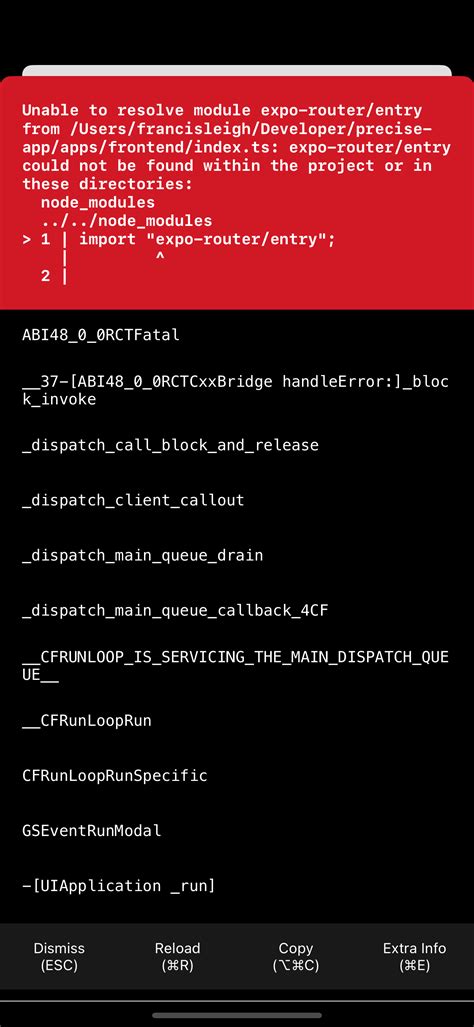 Error While Resolving Module `expo Routerentry` · Issue 375 · Exporouter · Github