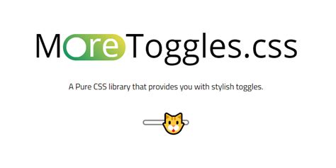Moretogglescss Library Of Stylish Css Toggle Buttons Bypeople
