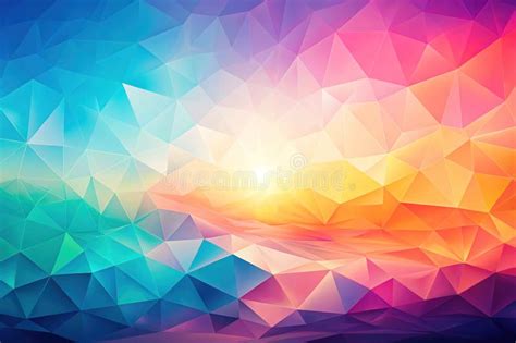 A Tranquil Polygonal Gradient Background Soft Colors And Smooth Transitions For A Soothing