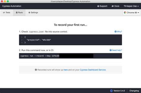 cypress dashboard testersdock