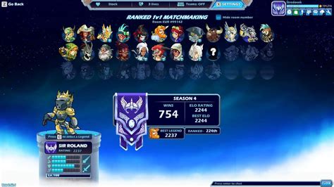 Got Level 100 On Sir Roland Brawlhalla