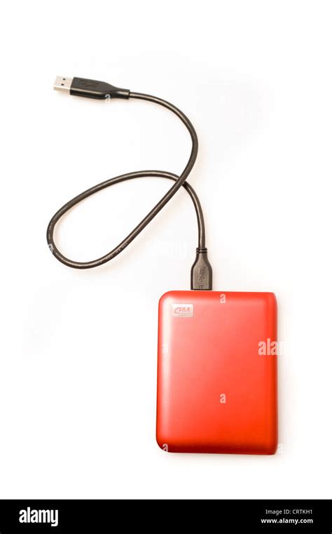 External Usb Hard Disk Drive For Storage And Backup Stock Photo Alamy