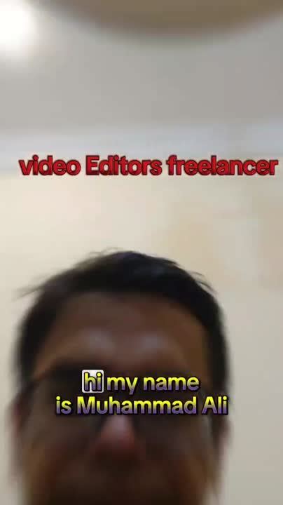 [video] Muhammad Ali Haider On Linkedin Freelancer Videoeditor