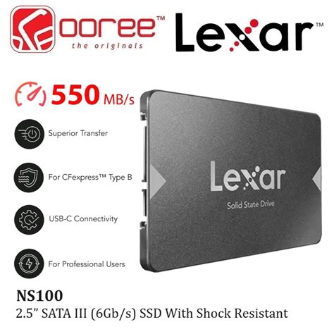 Lexar Ns Gb Gb Tb Sata Iii Gb S Int Ssd Internal Solid State Drive With Shock