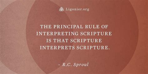 Ligonier Ministries On Linkedin “the Principal Rule Of Interpreting