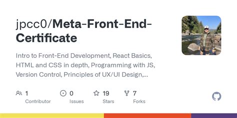 Github Jpcc0meta Front End Certificate Intro To Front End