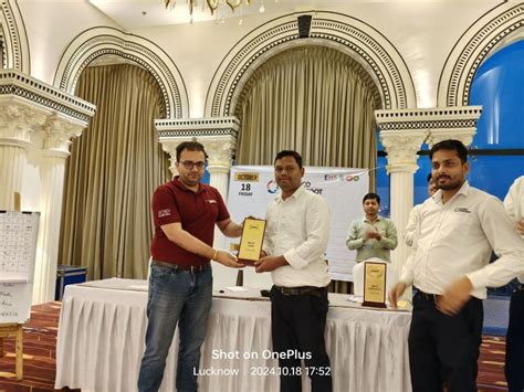 Received Best Ehs Performance Award As Asmin Ac4p 2024 Program At Lucknowgilbarco Veeder