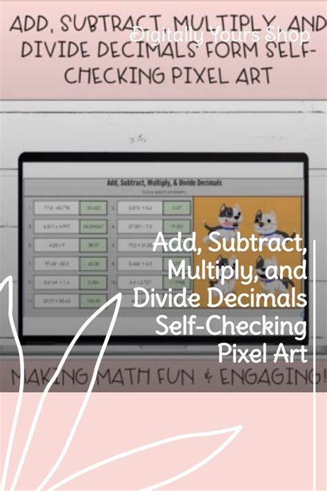 Decimal Operations Add Subtract Multiply And Divide Digital Resource
