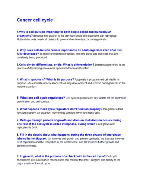 Cancer Cell Cycle Pdf Cell Cycle Oncogene