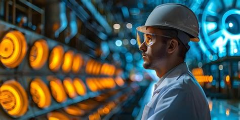 Monitoring Safety Protocols At A Nuclear Power Plant Focusing On