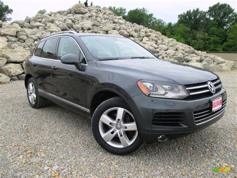 2012 Dark Flint Metallic Volkswagen Touareg Tdi Executive 4xmotion