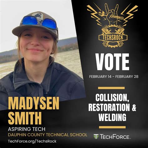 Techforce Foundation On Linkedin 🤘🔧finalist Spotlight Madysen Smith Aspiring Technician
