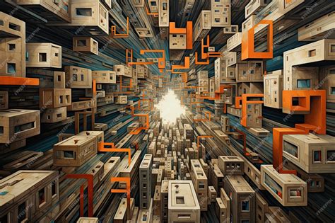 3d Rendering Of Abstract Technology Concept Background High Resolution Image Ai Generated