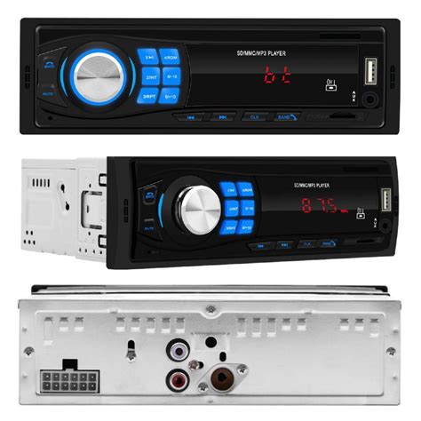 자동 Mp3 플레이어 블루투스 핸즈프리 통화 Auxmicro Sdu 디스크fm 라디오 12v 자동차 1 Din Usb2