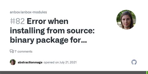 error when installing from source binary package for anbox ashmem 1 not found · issue 82