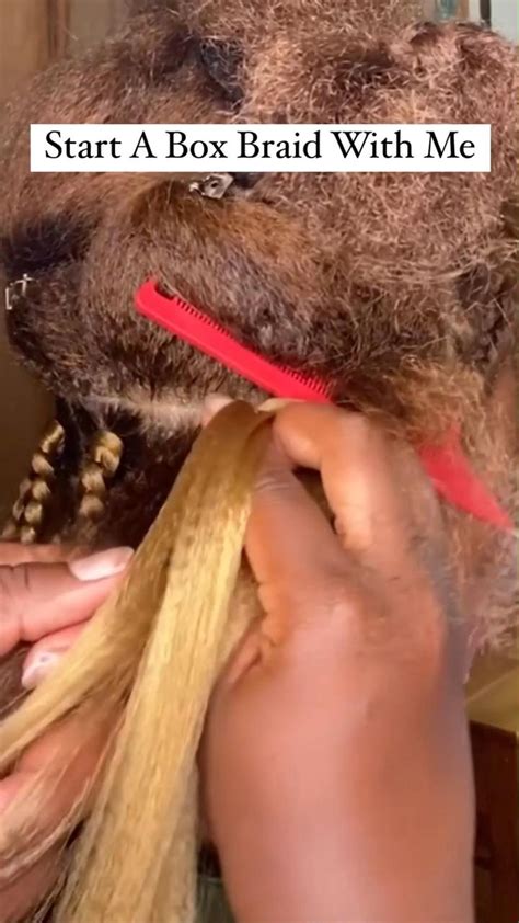 Teach You How To Make Box Braids Step By Step Braids Step By Step Hair Growing Tips Box