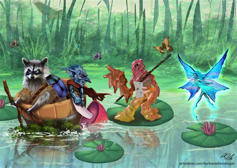 Tiny Races Dnd World Dnd Commission By Barbaraebendinger On Deviantart