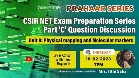 CSIR NET Unit Physical Mapping And Molecular Markers YouTube