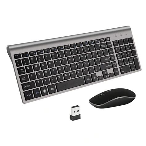 Jomaa Jomaa Ergonomic 2 4g Wireless Keyboard And Mouse Set 1600 Dpi Noiseless Click Design