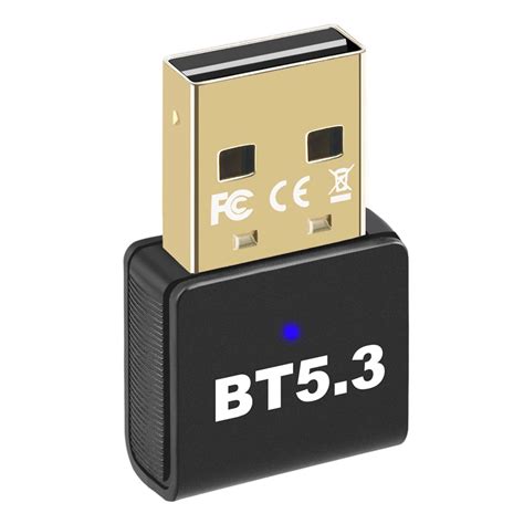 Getuscart Latest Bluetooth 5 3 Usb Adapter For Pc Desktop Wireless Transmitter Dongle For